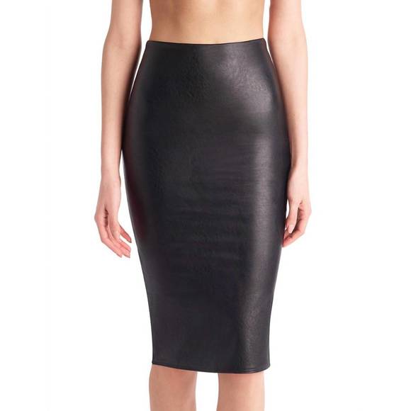 Commando | Skirts | New Commando Faux Leather Midi Skirt In Black ...